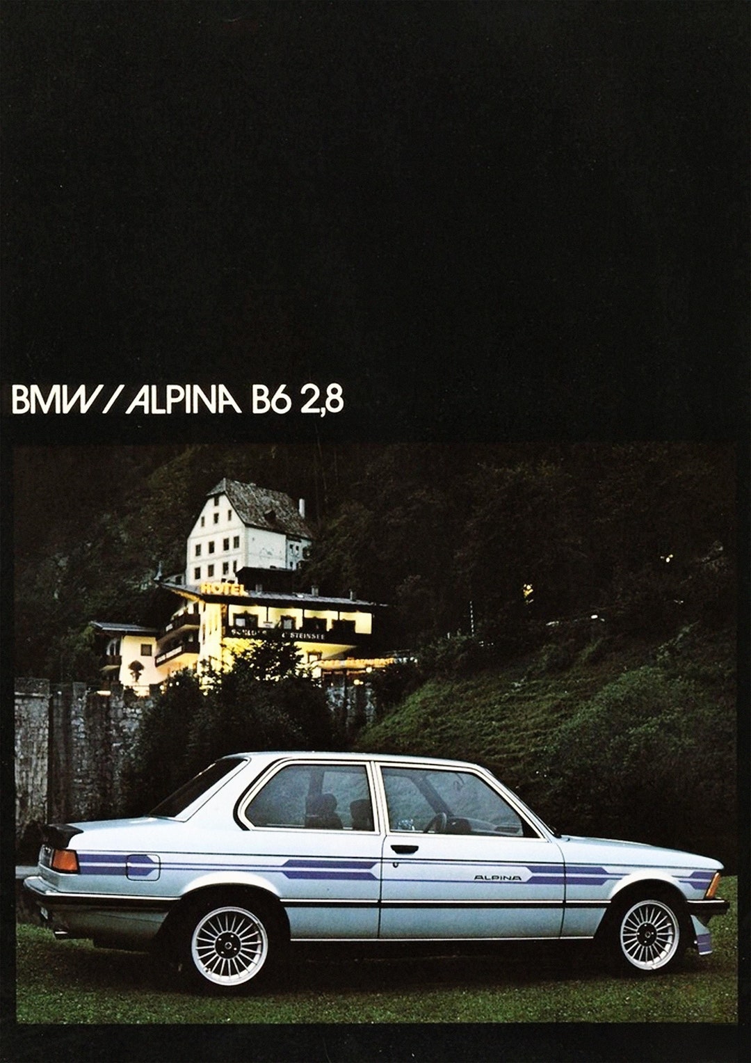 BMW Alpina Retro Car Print Brochure Poster - Etsy