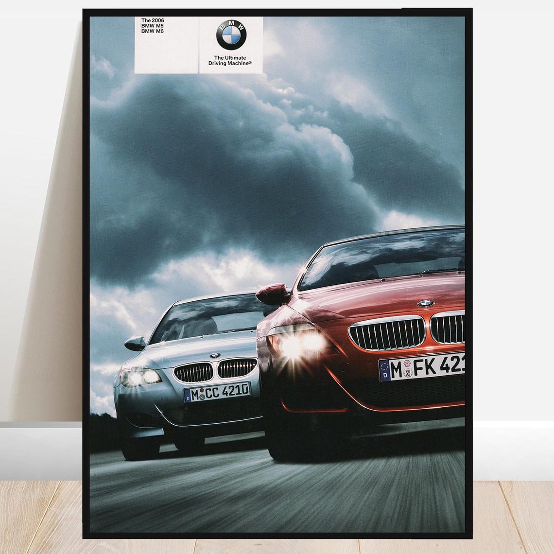 BMW E60 M5 Magazine Print Ads Poster 60cm X 42cm - Etsy