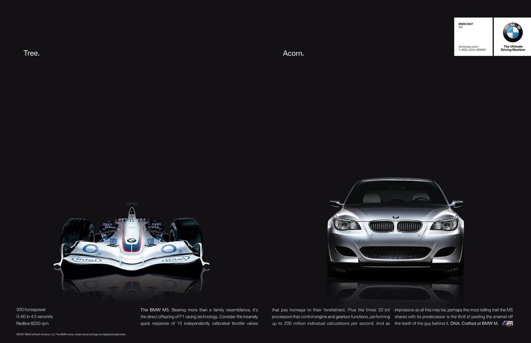BMW Dealership Print Ads E60 M5 Poster - Etsy