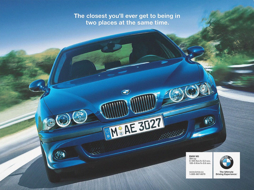 BMW E39 M5 Original Prints Brochure Artwork - Etsy