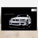 BMW Vintage Poster E92 M3 Original Car Wall Art Print - Etsy