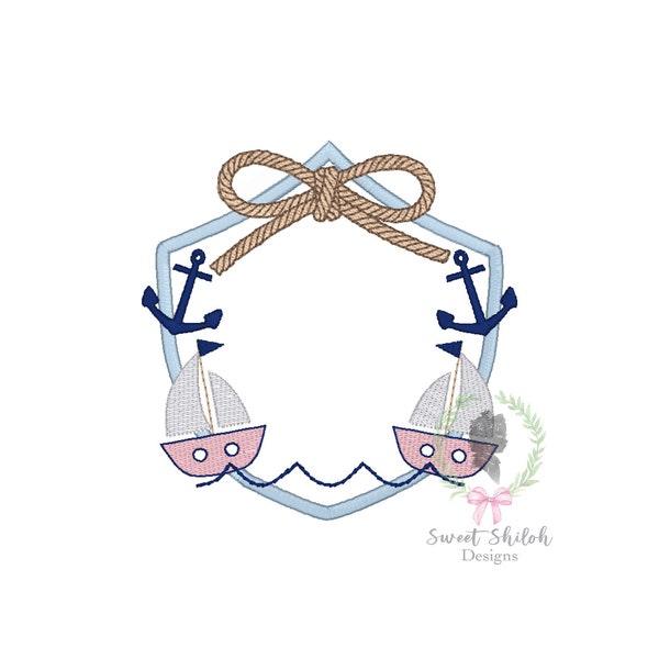 Sailboat Monogram - Etsy