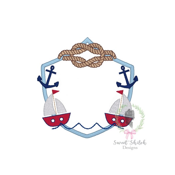 Sailboat Monogram - Etsy