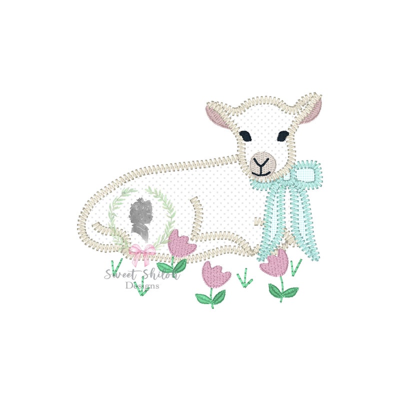 Lamb Embroidery - Etsy