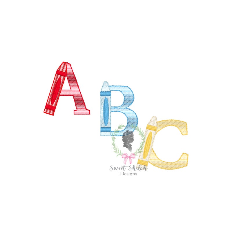 Abc Embroidery - Etsy