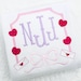 Valentine's Day Heart Crest Design, Love Letter Monogram Frame ...