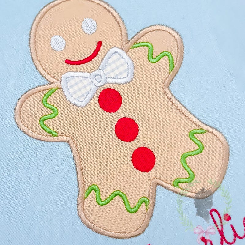 Gingerbread Applique - Etsy