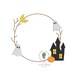 Haunted House Frame Embroidery Design, Halloween Monogram Frame Design ...