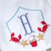 Crab Crest Frame Embroidery Design, Beach Crab Monogram Frame ...