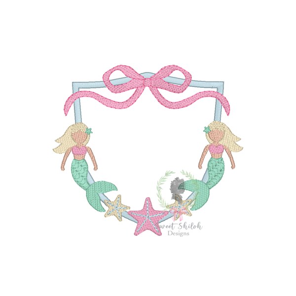 Mermaid Monogram - Etsy