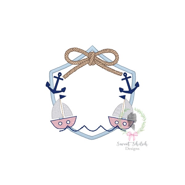 Sailboat Monogram - Etsy