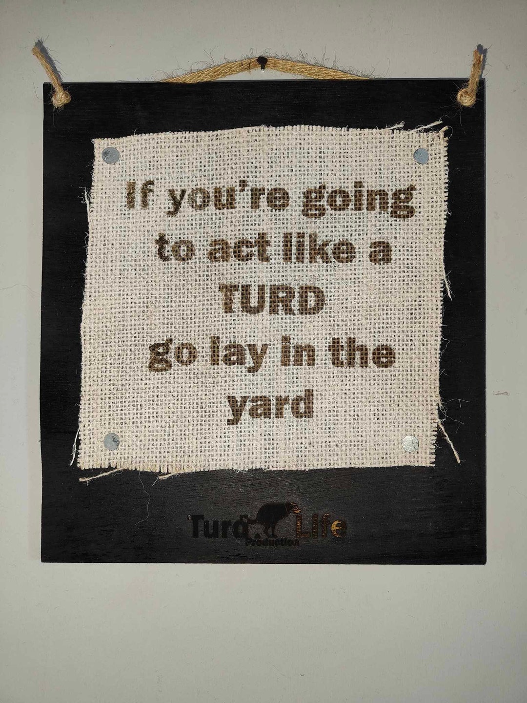 Rude Sign ! - Etsy