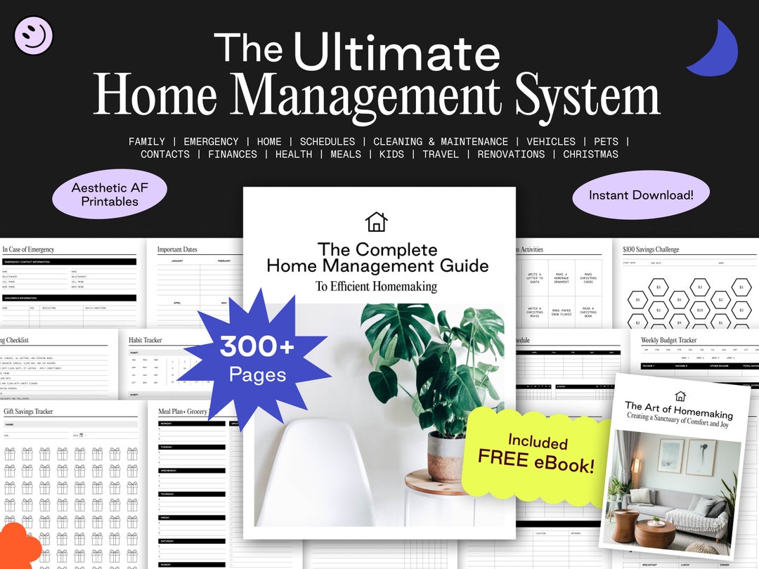 This Home Management Binder Will Change Your Life - Etsy