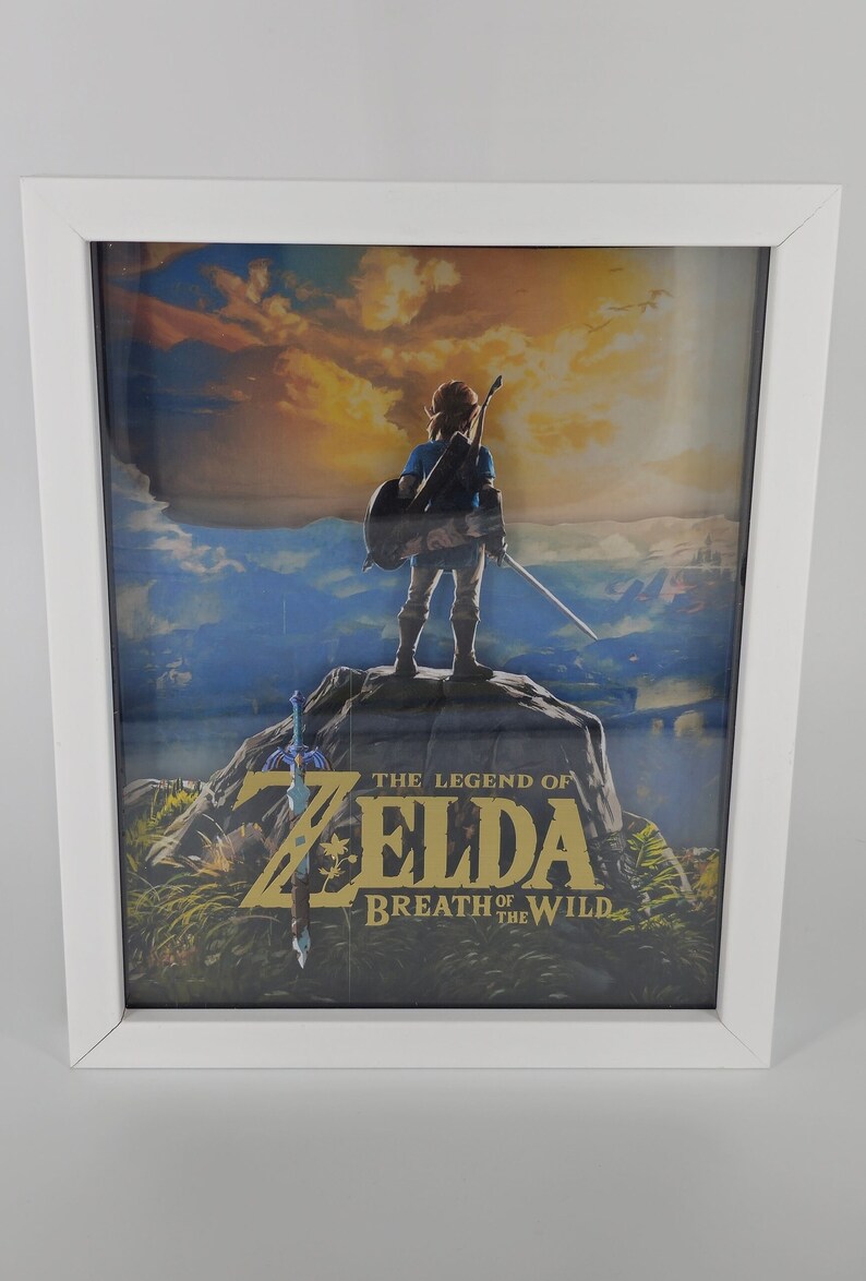 Legend of Zelda 3D Layered Framed Artwork, Breath of the Wild - Etsy