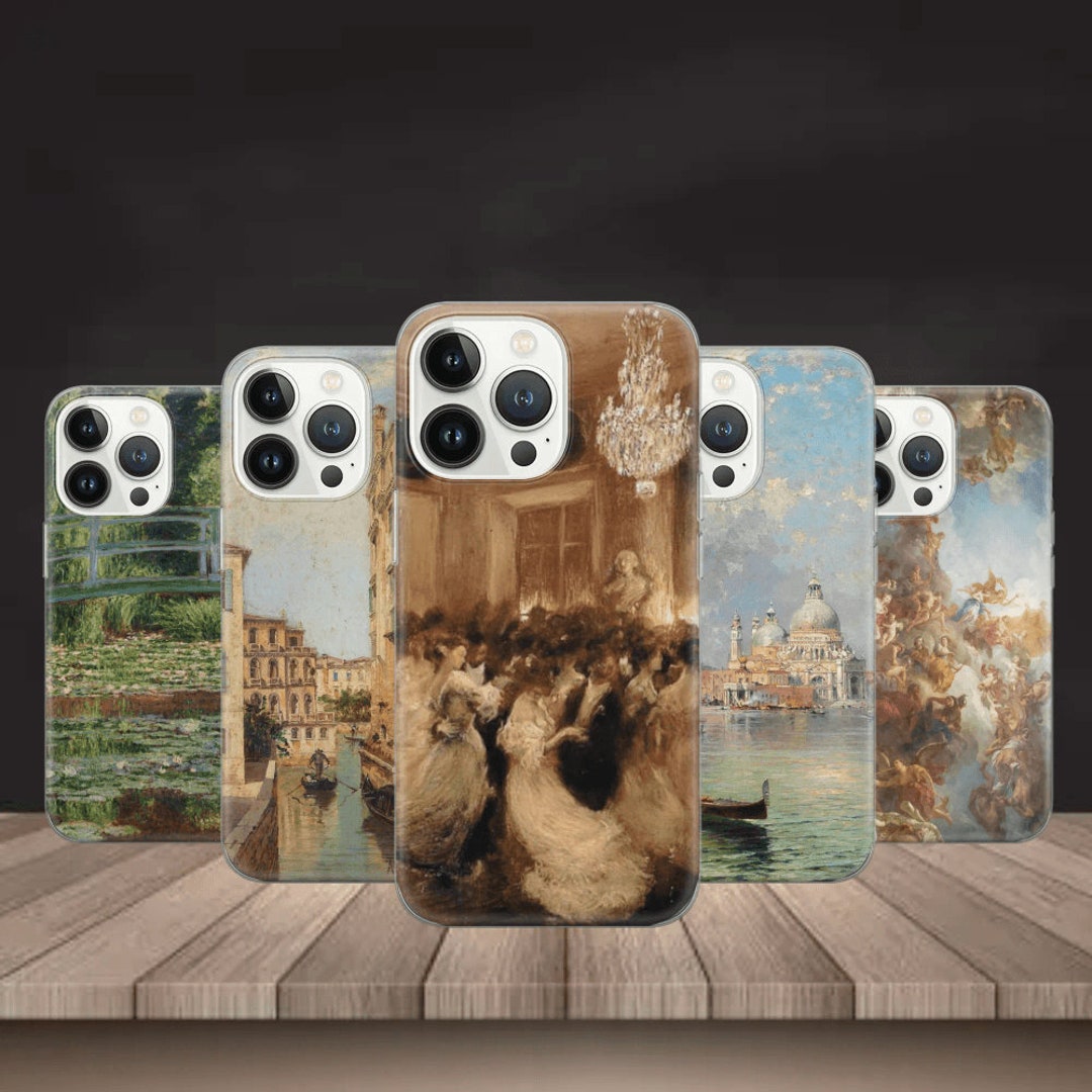 Antique Art Phone Case Renaissance Cover for iPhone 16 Pro Max, 15 Plus ...