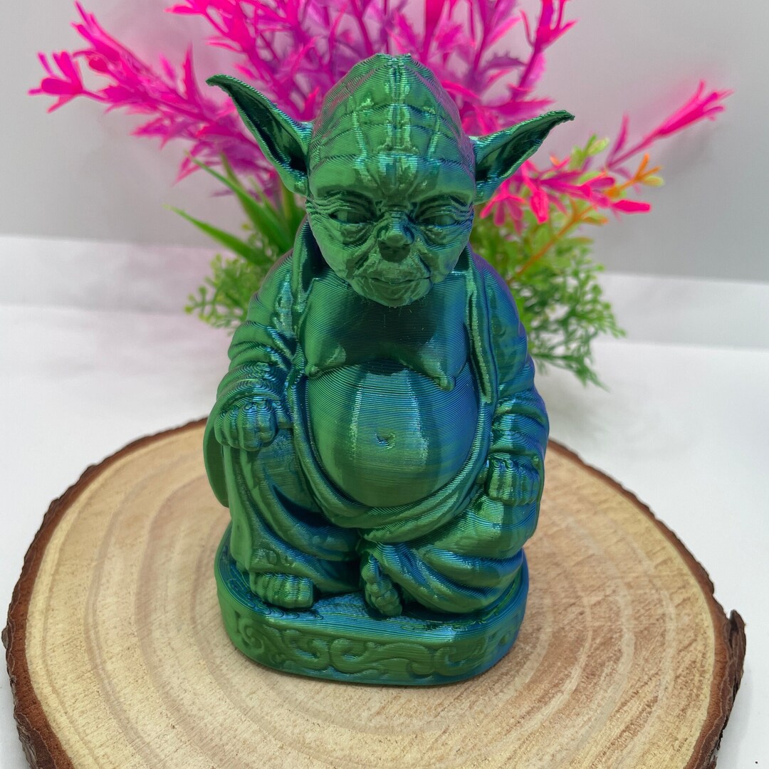 Yoda Buddhayoda, Star Wars zen, Buddha Laughing Buddha Statue Bust Jedi ...