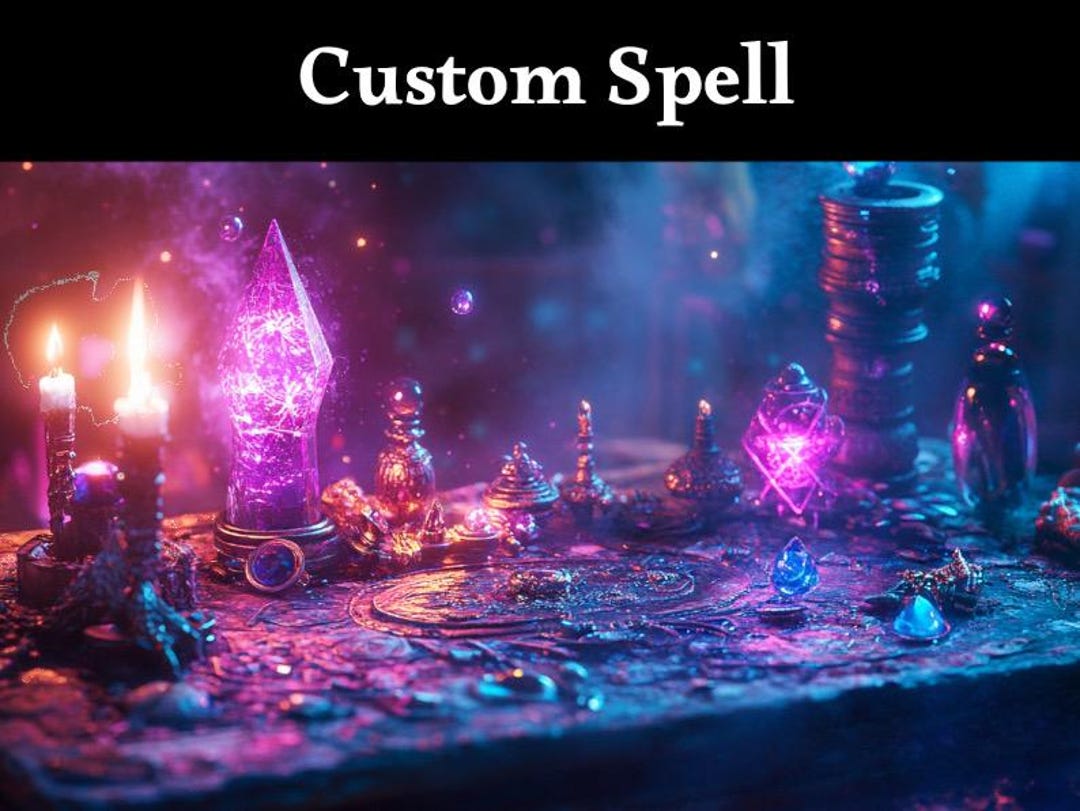 Custom Personalized Spell - Custom Magic - Etsy