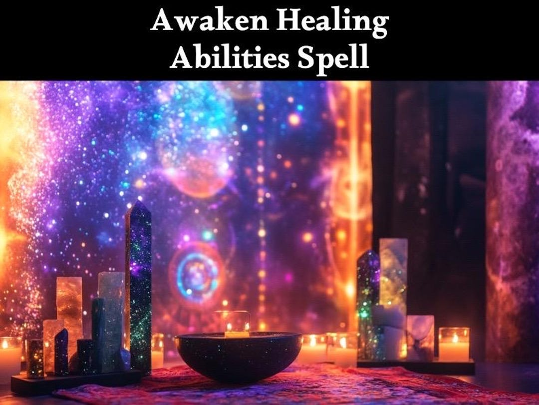 Awaken Healing Abilities Spell Healing Power Activation Magic - Etsy