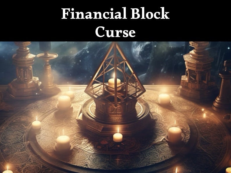 Financial Block Curse - Make Them Lose All Their Money - Etsy