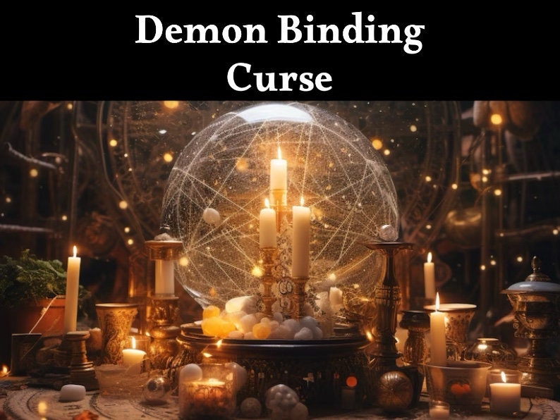 Demon Binding Curse Attach an Evil Demon - Etsy