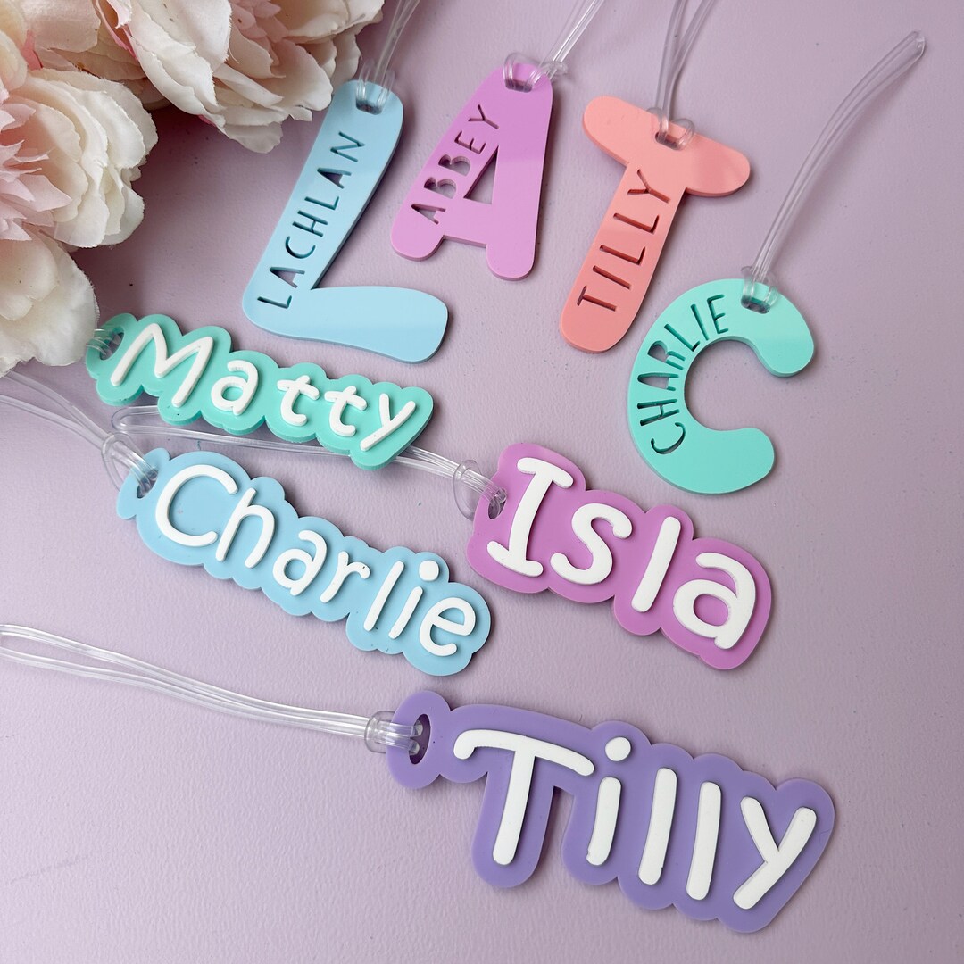 Personalised Bag Tag Collection - Etsy