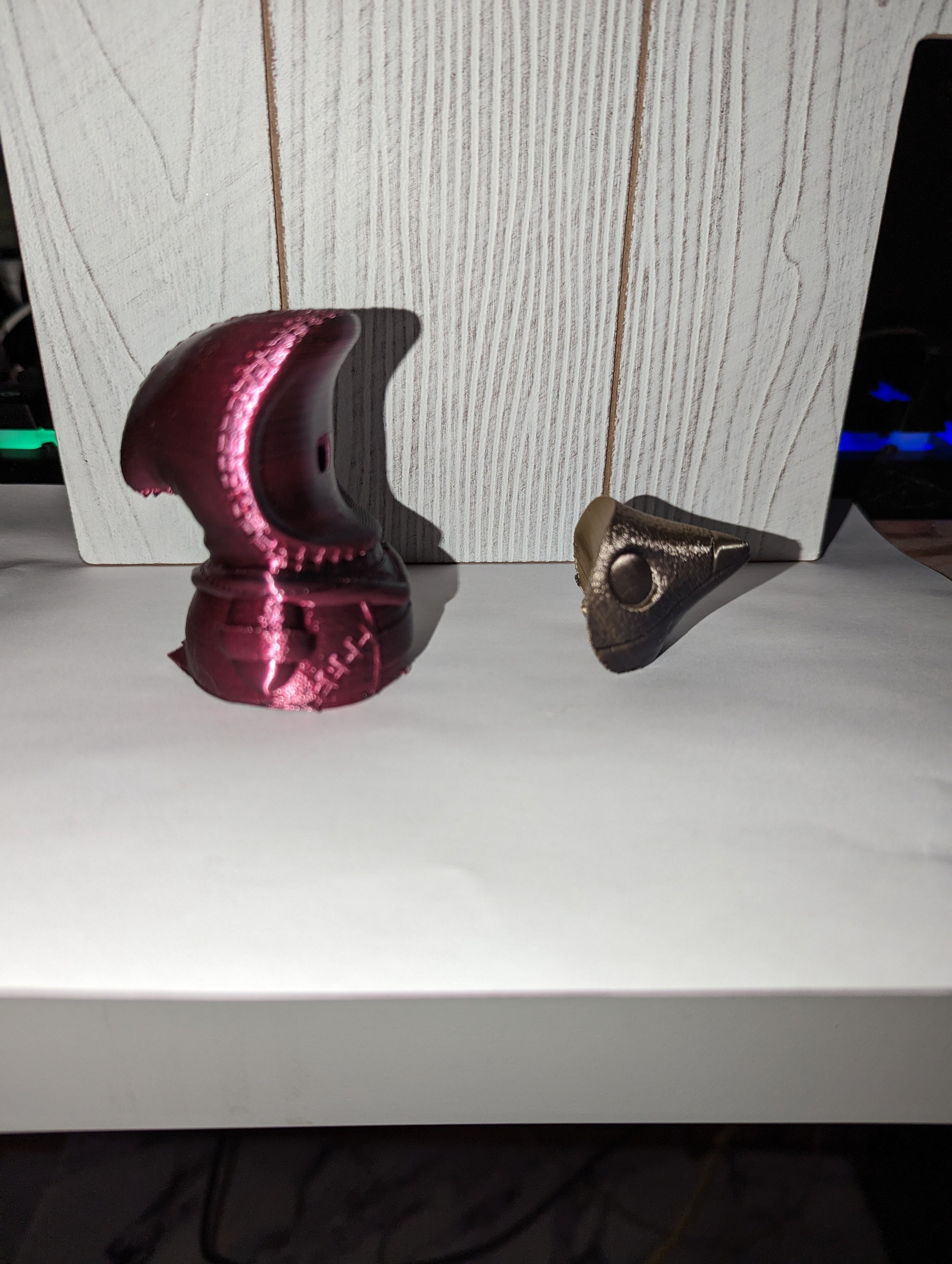 Red & Black 3D Print Plague Doctor - Etsy