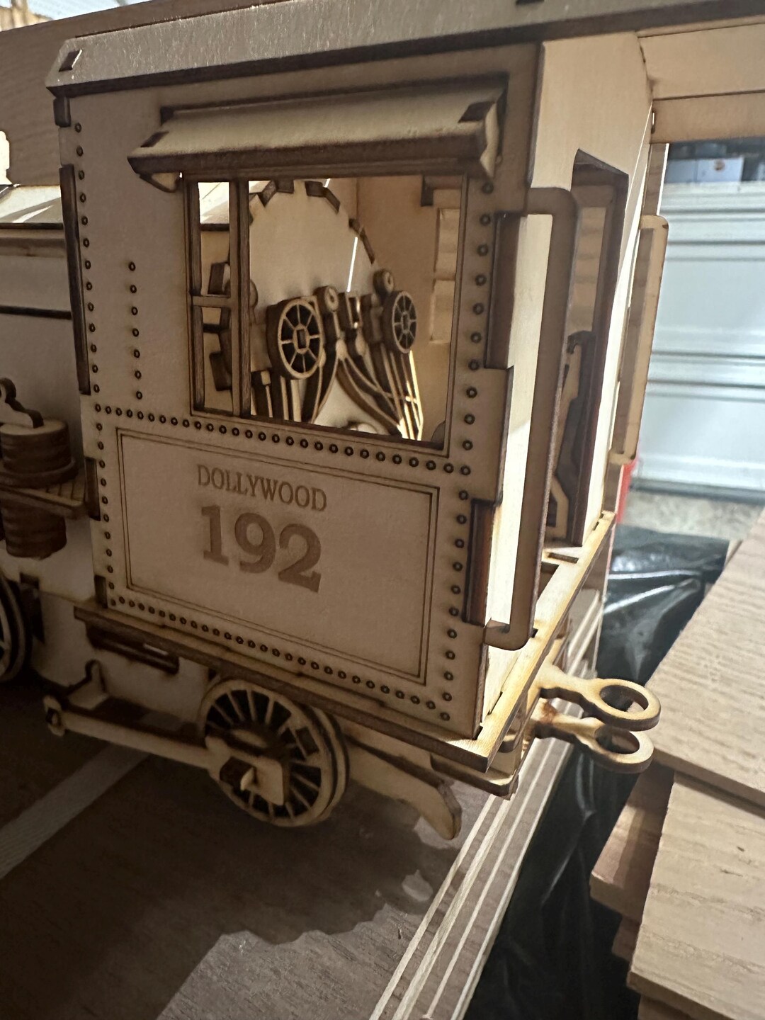 Wooden Model of Dollywood Steam Engine Number 192 klondike Katie. - Etsy