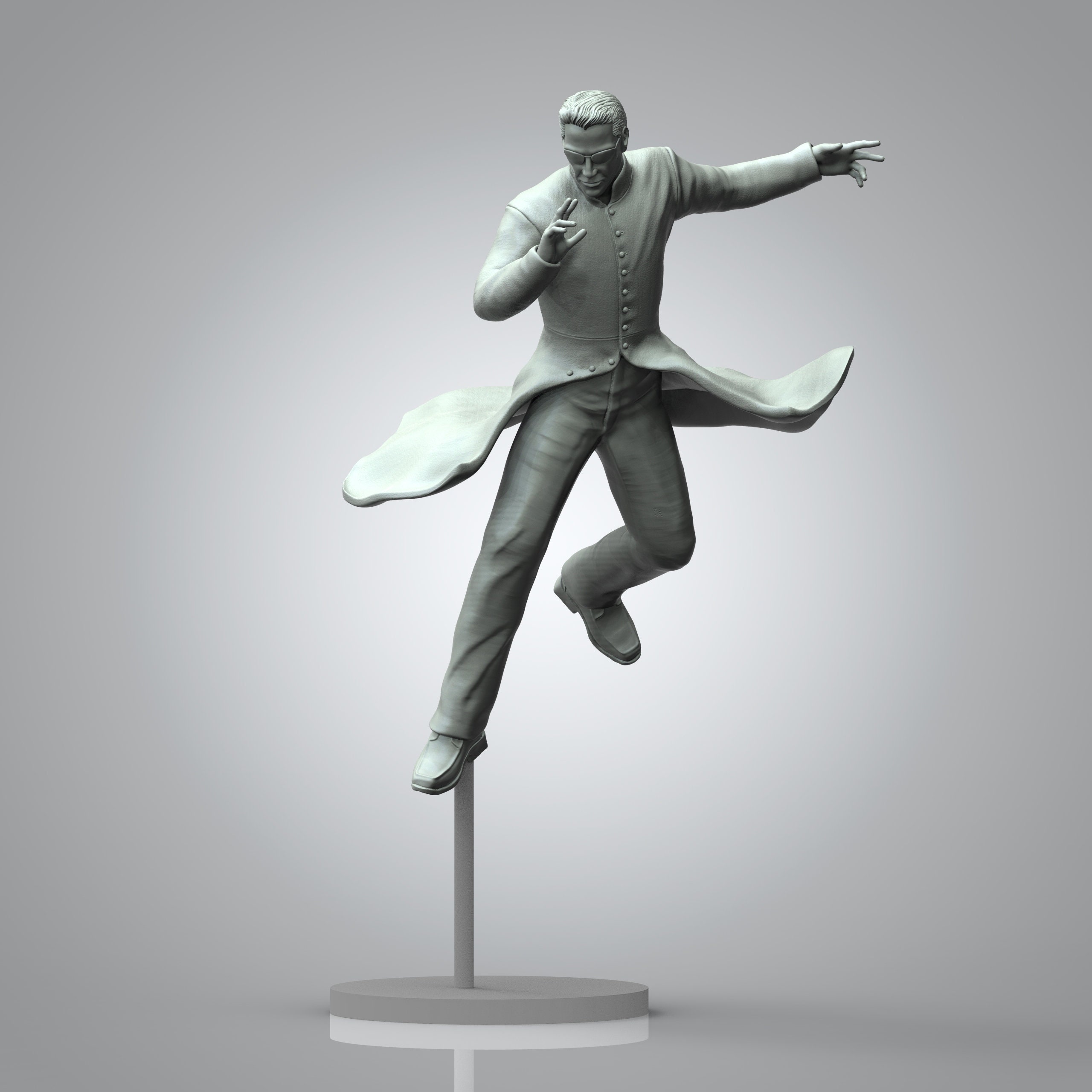 Neo - the Matrix - High Quality STL - 3D Digital Printing - STL File ...