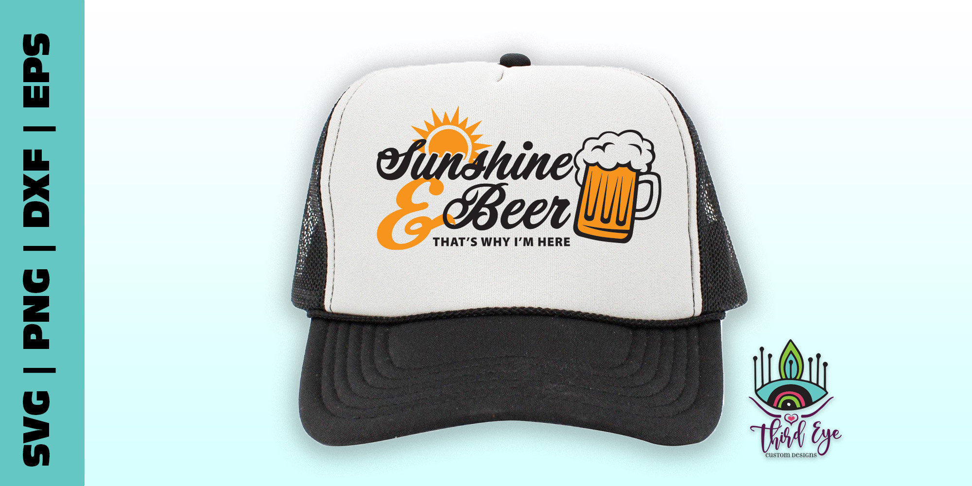 Sunshine & Beer SVG Digital File PNG Digital Download for Cricut ...