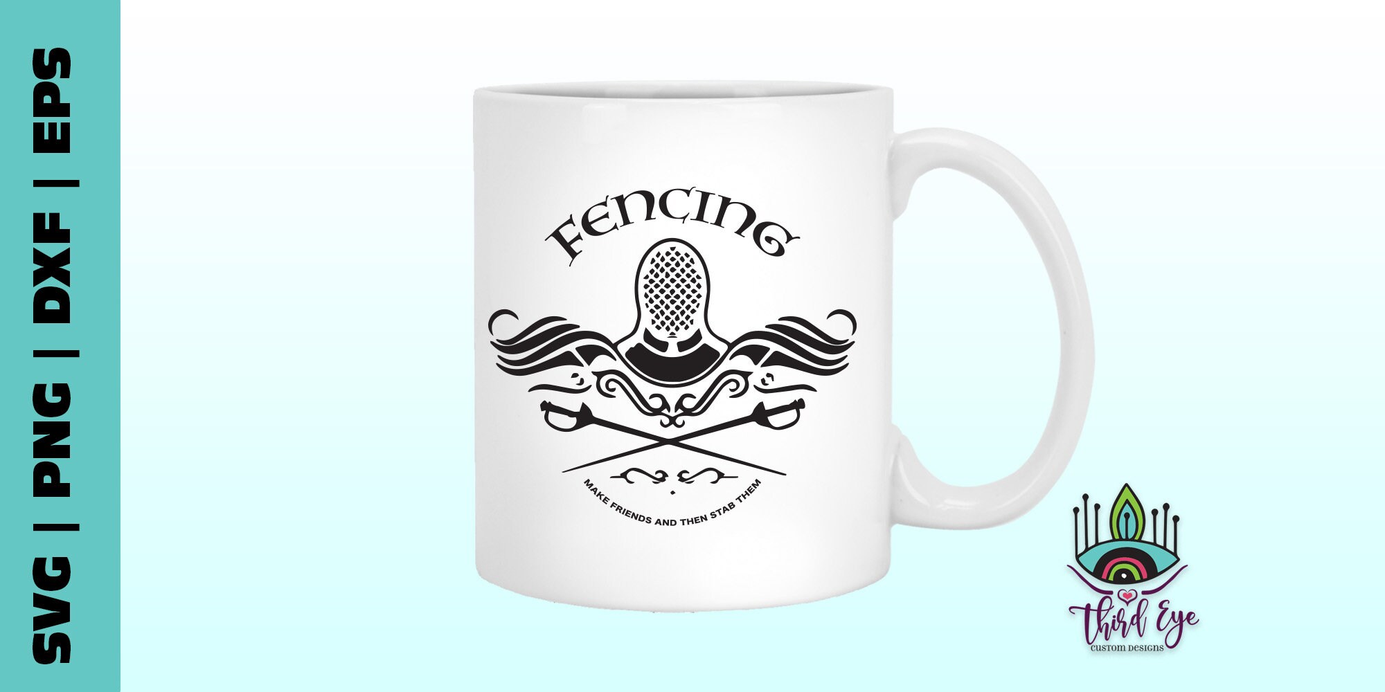 Fencing Digital Download SVG | PNG Digital Download for Cricut ...