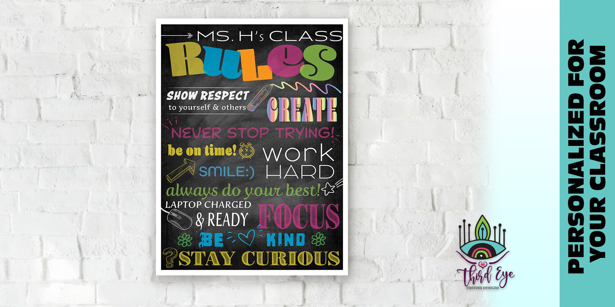 Class Rules Personalized Printable - Etsy