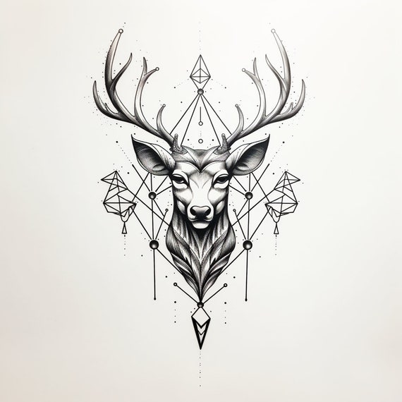 Deer Tattoo Designs For Men