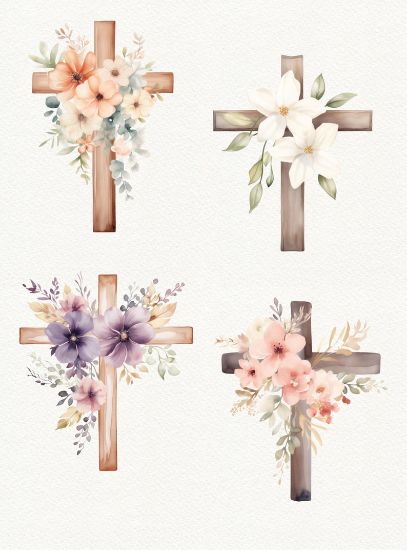 Easter Cross Clipart, Cross Clipart, Easter PNG, Cross PNG, Cross Clip ...