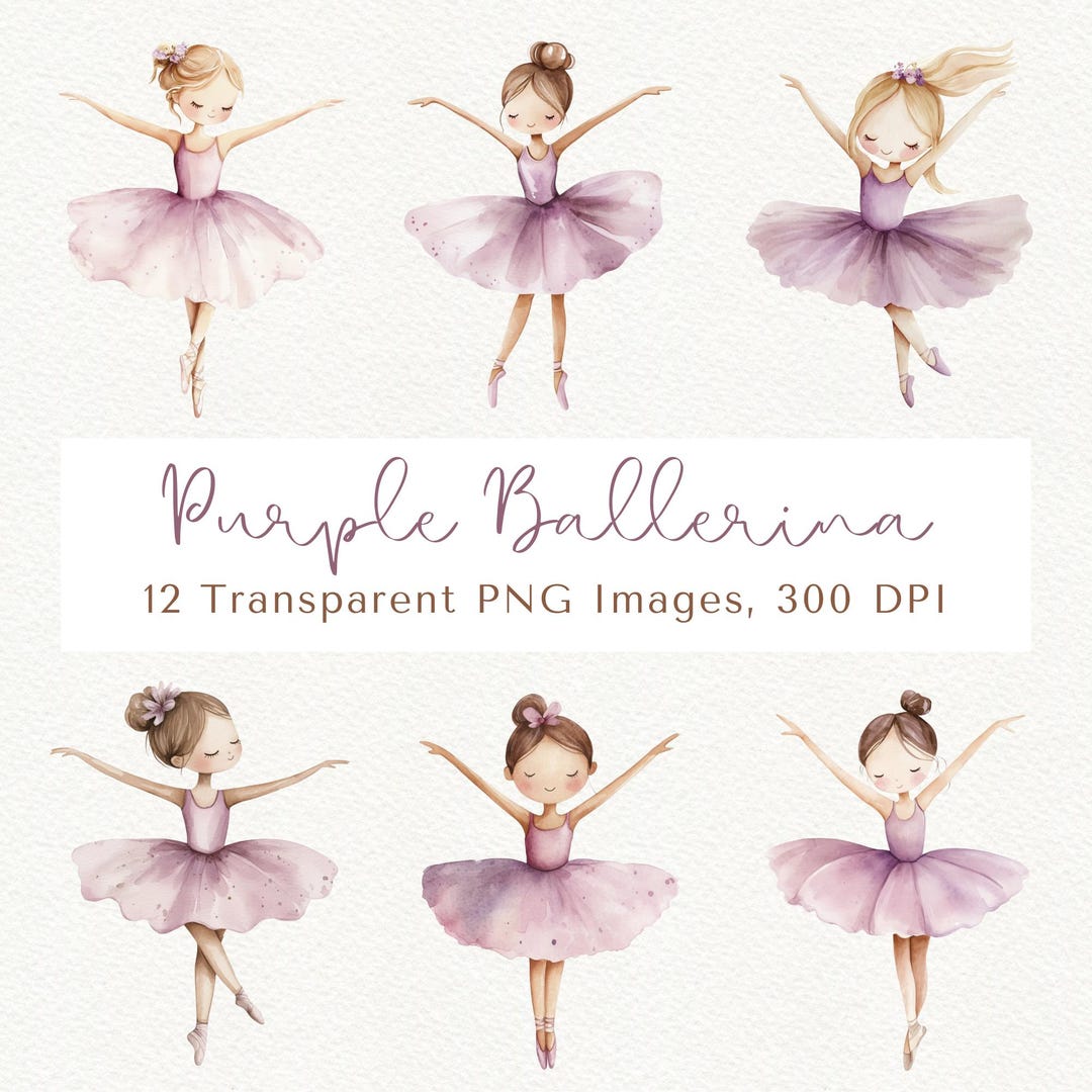Ballerina Clipart, Cute Ballerina Clipart, Ballet Clipart, Ballerina ...