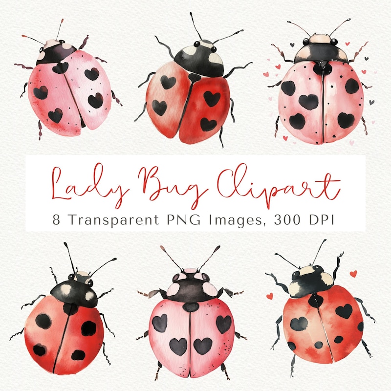 Lady Bug Clip Art - Etsy