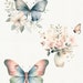 Butterfly Clipart, Boho Butterfly Clipart, Butterfly Clipart PNG ...