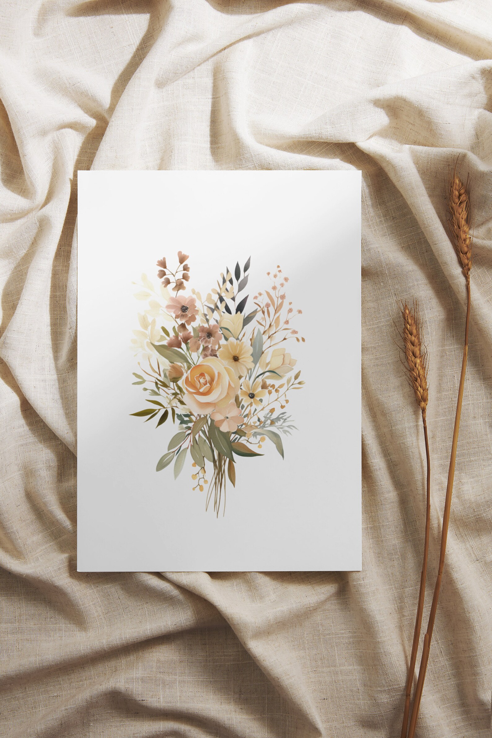 Fall Floral Clipart Terracotta Flowers Fall Floral Borders - Etsy