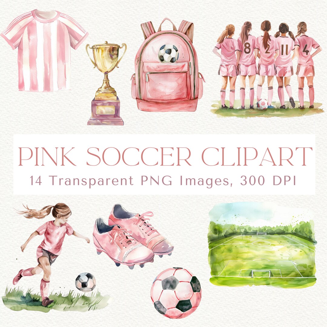 Cute Soccer Clipart, Soccer Player Clipart, Soccer Clipart, Soccer PNG ...