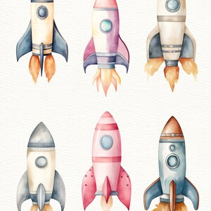 Rocketship Clipart, Spaceship Clipart, Space Graphics, Rocket PNG ...