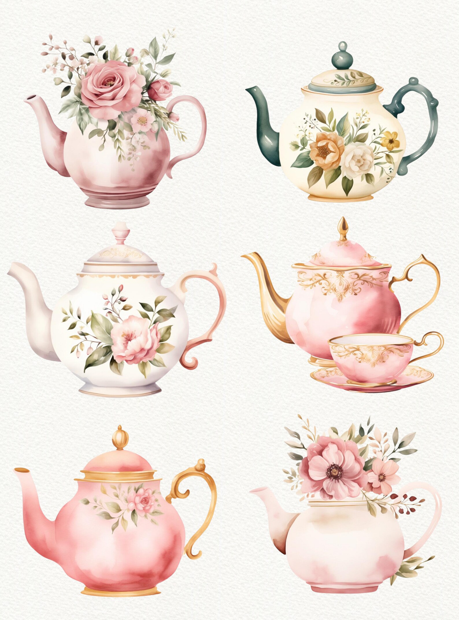 Tea Time Clipart, Tea Clipart, Tea Party Clipart, High Tea Clipart ...