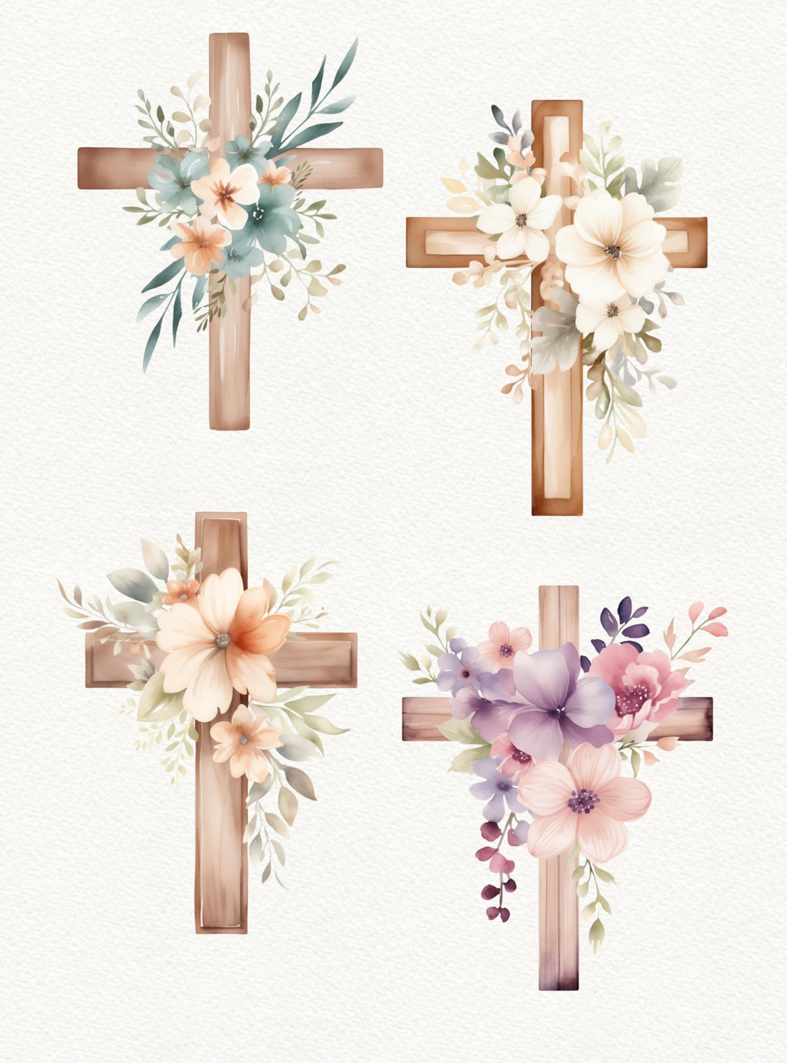 Easter Cross Clipart, Cross Clipart, Easter PNG, Cross PNG, Cross Clip ...