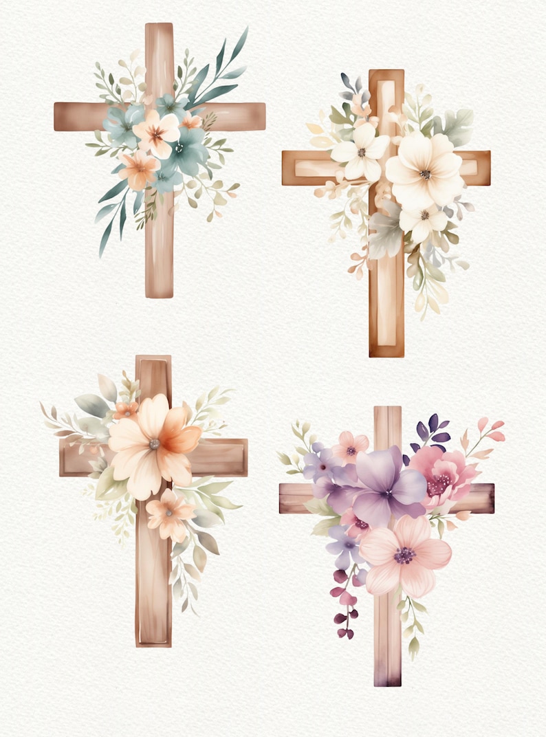 Easter Cross Clipart, Cross Clipart, Easter PNG, Cross PNG, Cross Clip ...