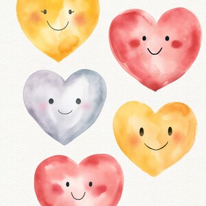 Cute Hearts Clipart, Valentines Clipart, Heart Clipart, Candy Heart ...