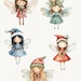 Winter Fairy Clipart: Christmas PNG Images (digital Download) - Etsy