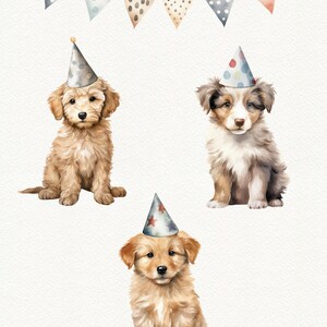 Puppy Clipart, Puppy Party Clipart, Cute Puppy Clipart, Party Puppy PNG ...