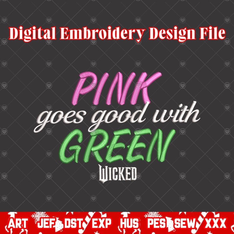 Wicked Embroidery for Machine - Etsy