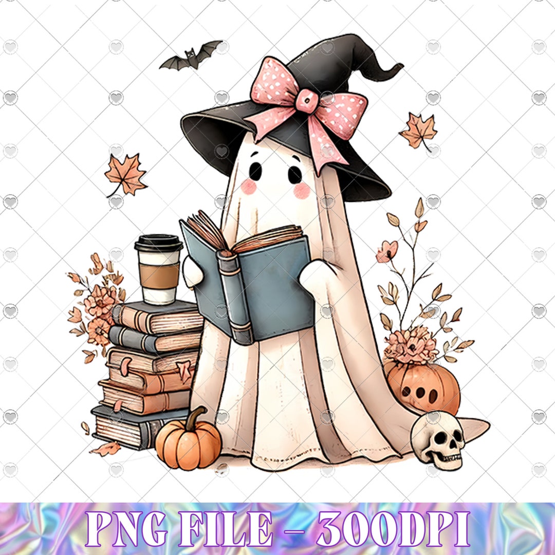 Ghost Reading Book Png,spooky Teacher Png,funny Teacher Png,teacher Png ...