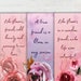 Friendship Quotes Printable Bookmarks, Downloadable PDF Containing 3 ...