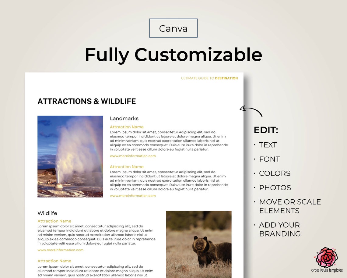 Travel Guide Ebook Template, Travel Magazine, Travel Guide Book Lead ...