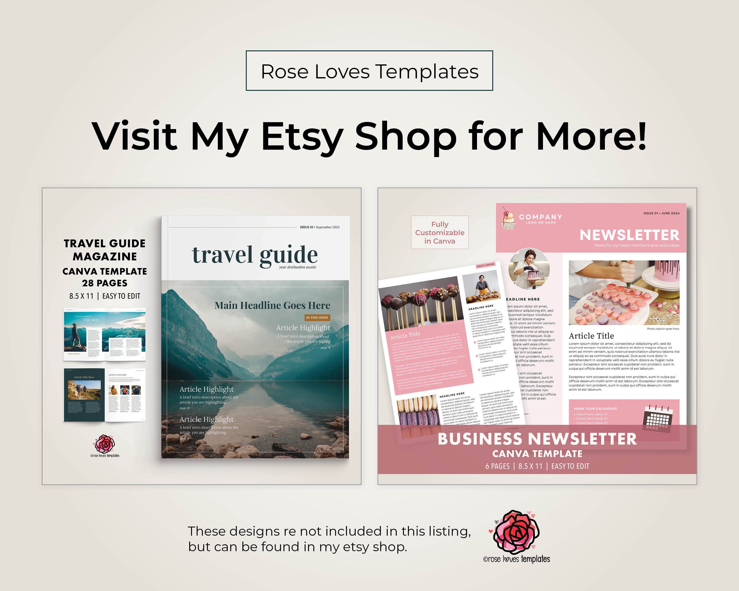 Medical Spa Newsletter Template, Canva Newsletter Template Editable ...